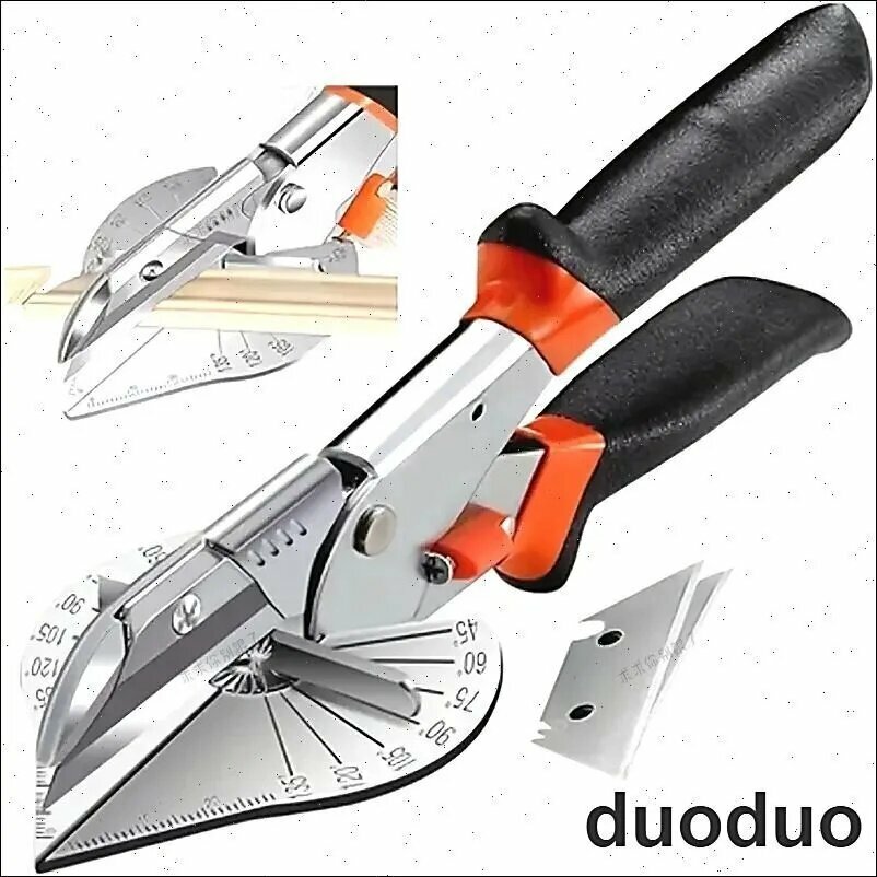 Ножницы строительные Регулируемые угловые ножницы для резки плинтусов и профилей, 45-135 градусов