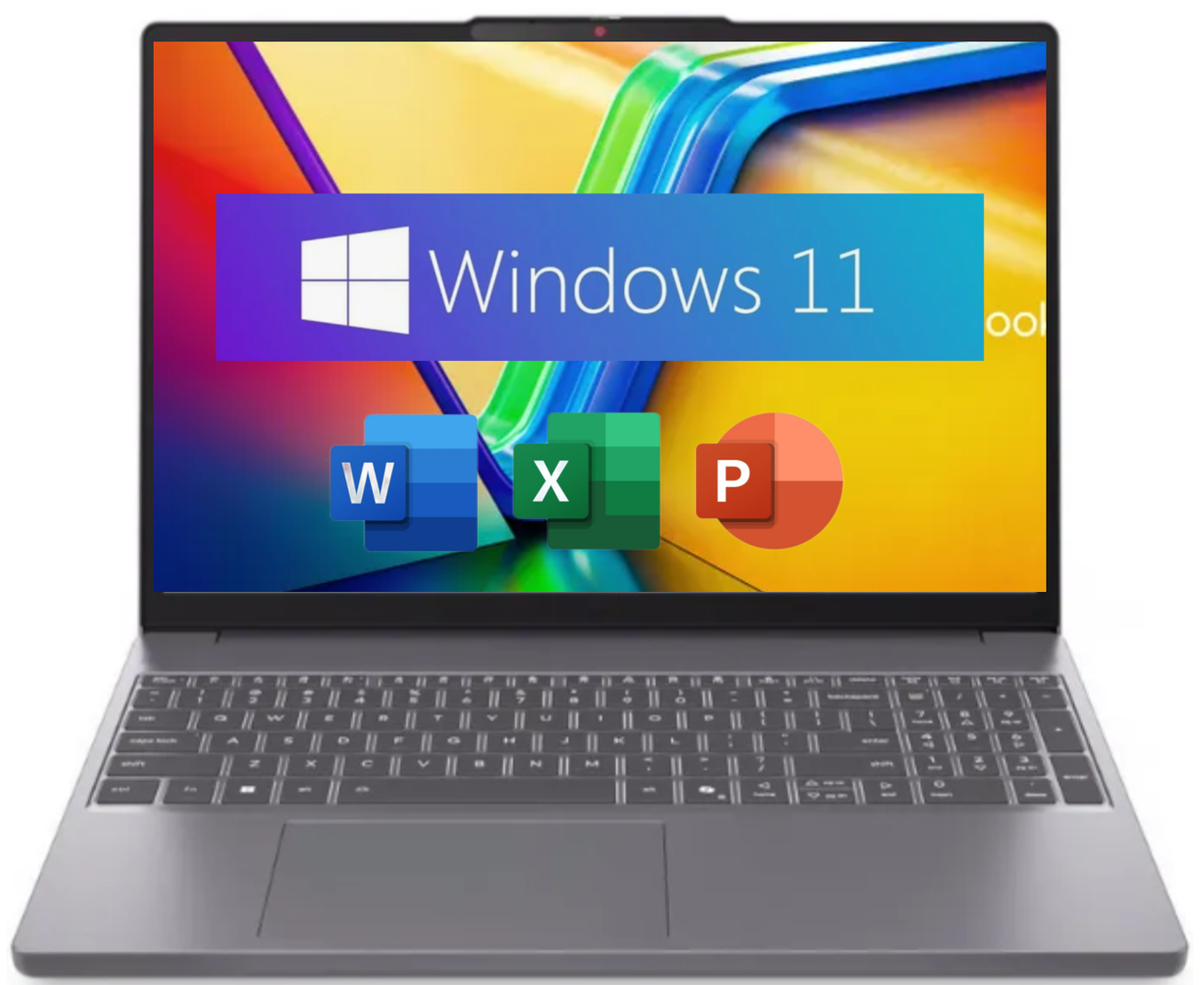 15.3" Ноутбук Lenovo IdeaPad Slim 3 Gen 10, Intel Core i7-13620H (5.0 ГГц), RAM 16 ГБ LPDDR5, SSD 512 ГБ, Windows 11 Home + Office 2021, Luna Grey, Металлическая крышка , Русская раскладка