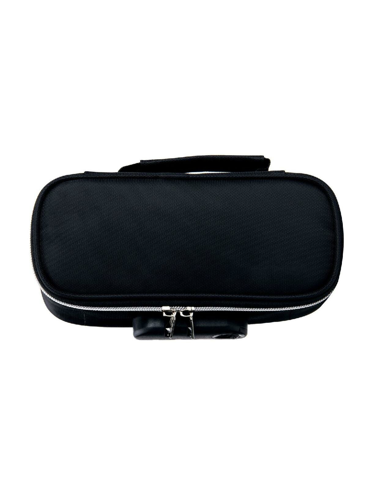 Вместительный пенал с кодовым замком, 4 отделения, холщовые чехлы для ручек