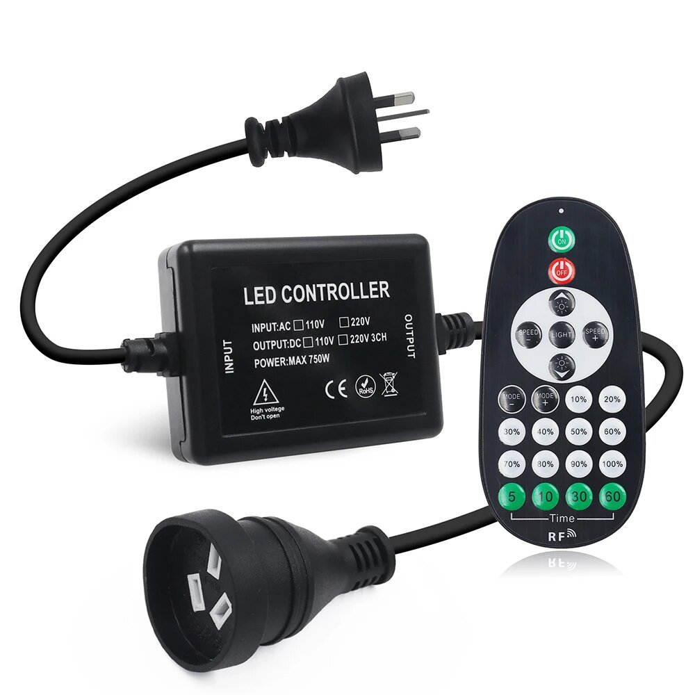 Диммер для светодиодных гирлянд с диммером AU Plug