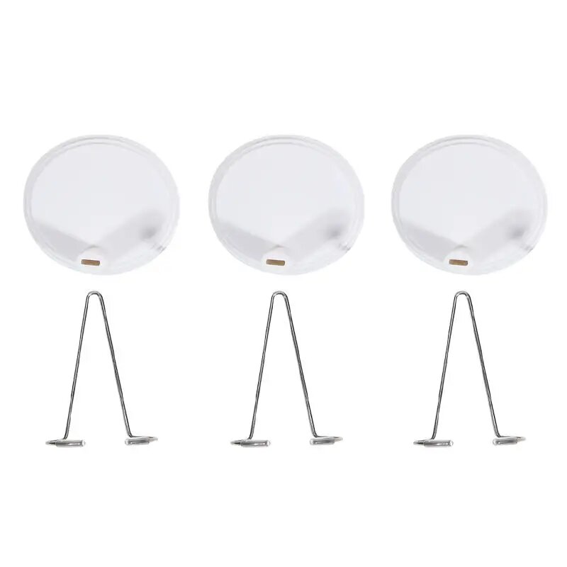 Подставка для кукол металлическая 3/6 шт. Белый, 3PCS White