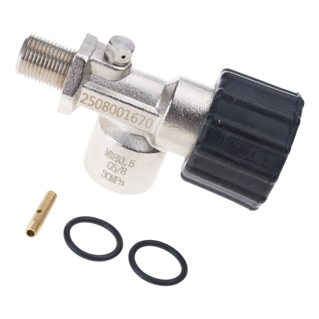 Водолазные Резервуары Цилиндрические Клапаны Заправочная Станция Из Нержавеющей Стали 5/8 дюйма Воздушные Резервуары Заправочный Адаптер Прост в установке