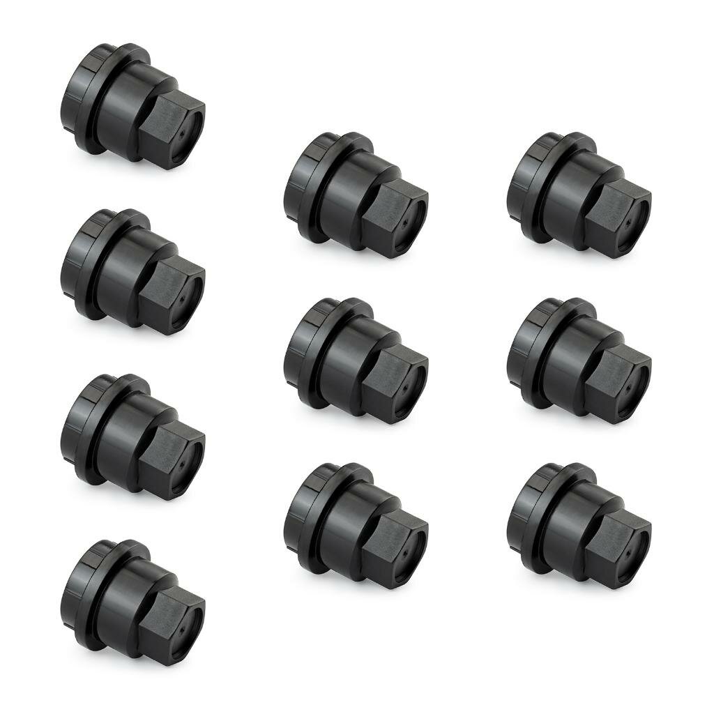 Пластиковые колпачки на гайки колес 24 мм, 10/20 шт, 10