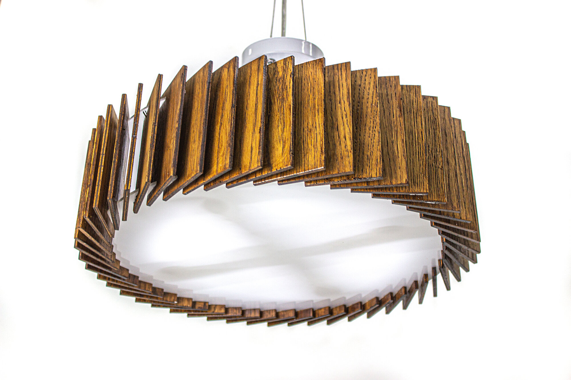 Люстра подвесная, деревянная Rotor WOLED, 44Вт, IP20 , 4000К , 42 см