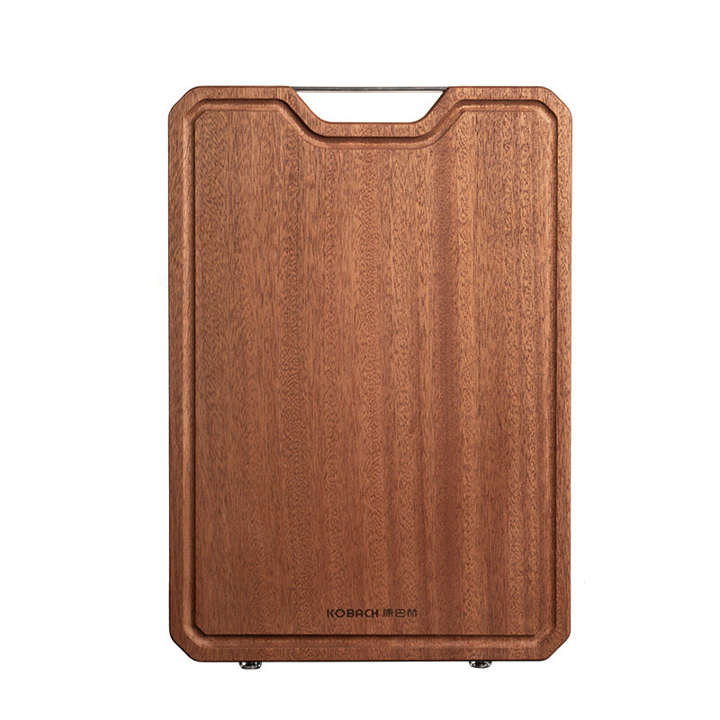 Разделочная доска из эбенового дерева Konbach, устойчивая к плесени и антибактериальная, домашняя разделочная доска из массива дерева, двусторонняя разделочная доска кухонного качества