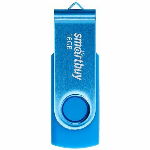 3 шт. Флеш-диск 16 GB SMARTBUY Twist USB 2.0, синий, SB016GB2TWB