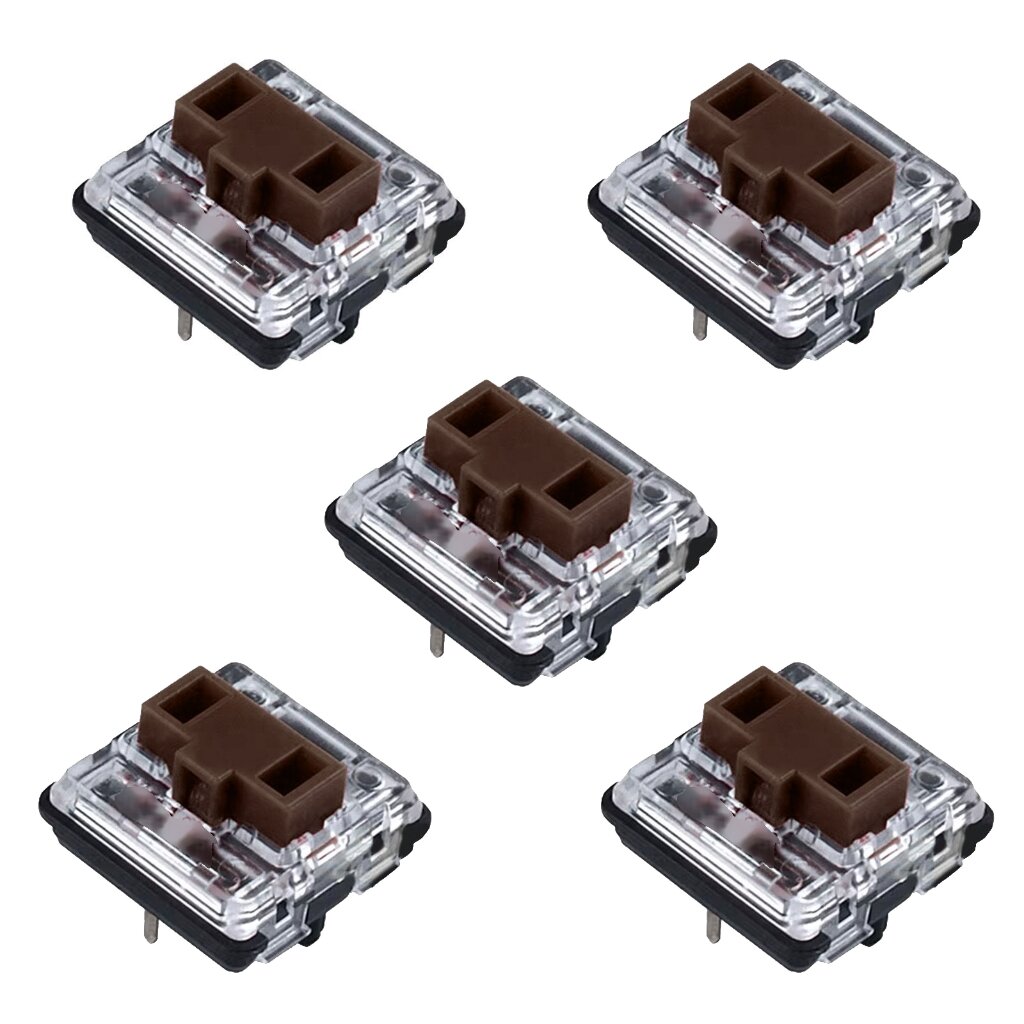 5 шт. глушителей, Переключатели с низким уровнем шума, Тактильные датчики, 1,3 мм, Усилие срабатывания 45g для клавиатур