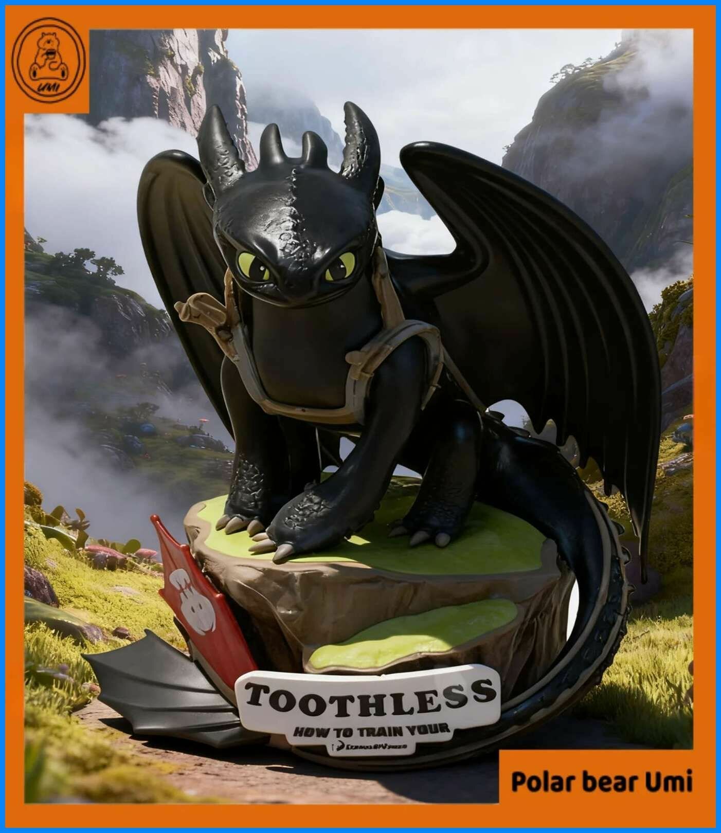 Фигурка Как приручить дракона Беззубик / How To Train Your Dragon (14cm, пакет)