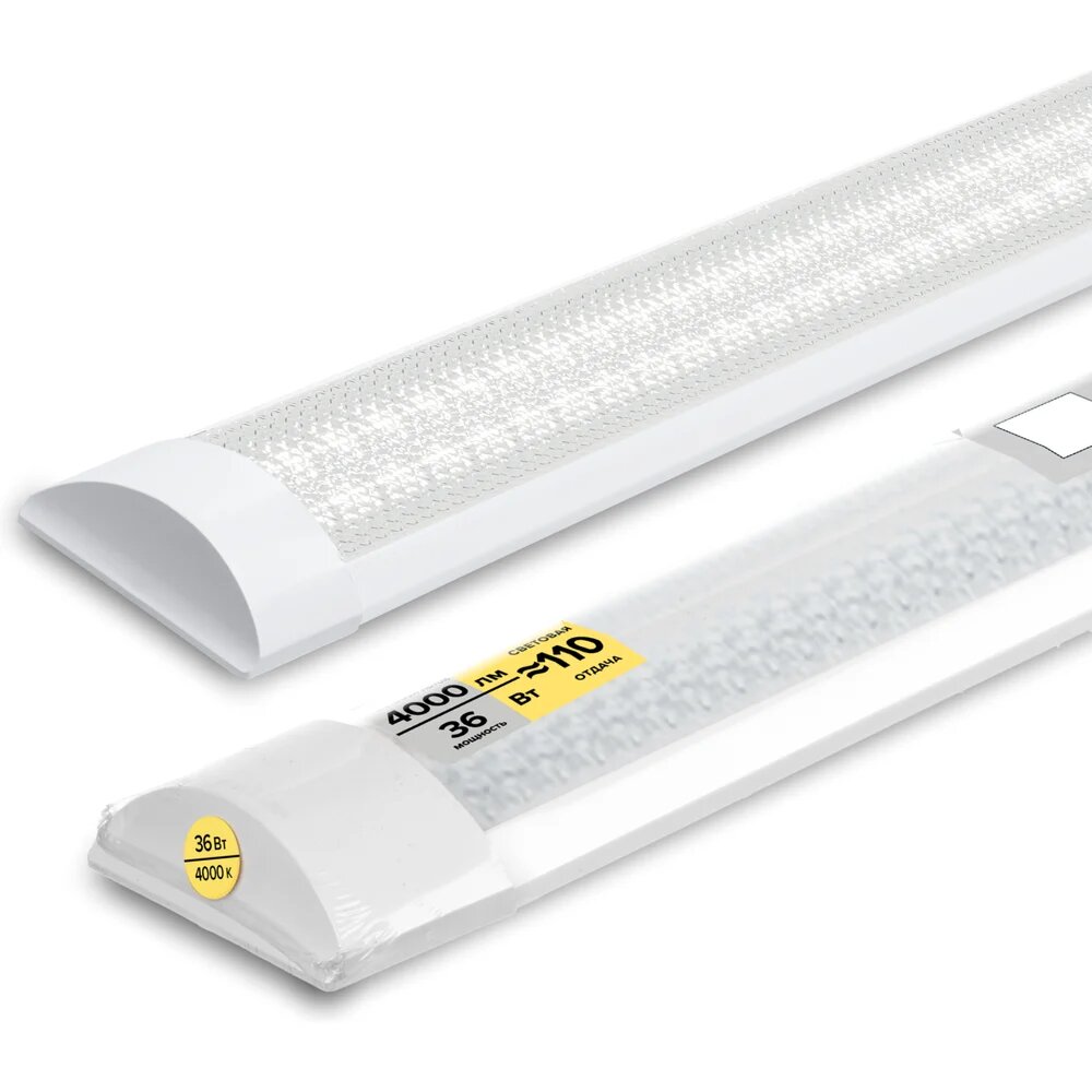 Светодиодный линейный светильник LED Wolta 36Вт, 4000К Дневной свет, IP40, WLFS36W04