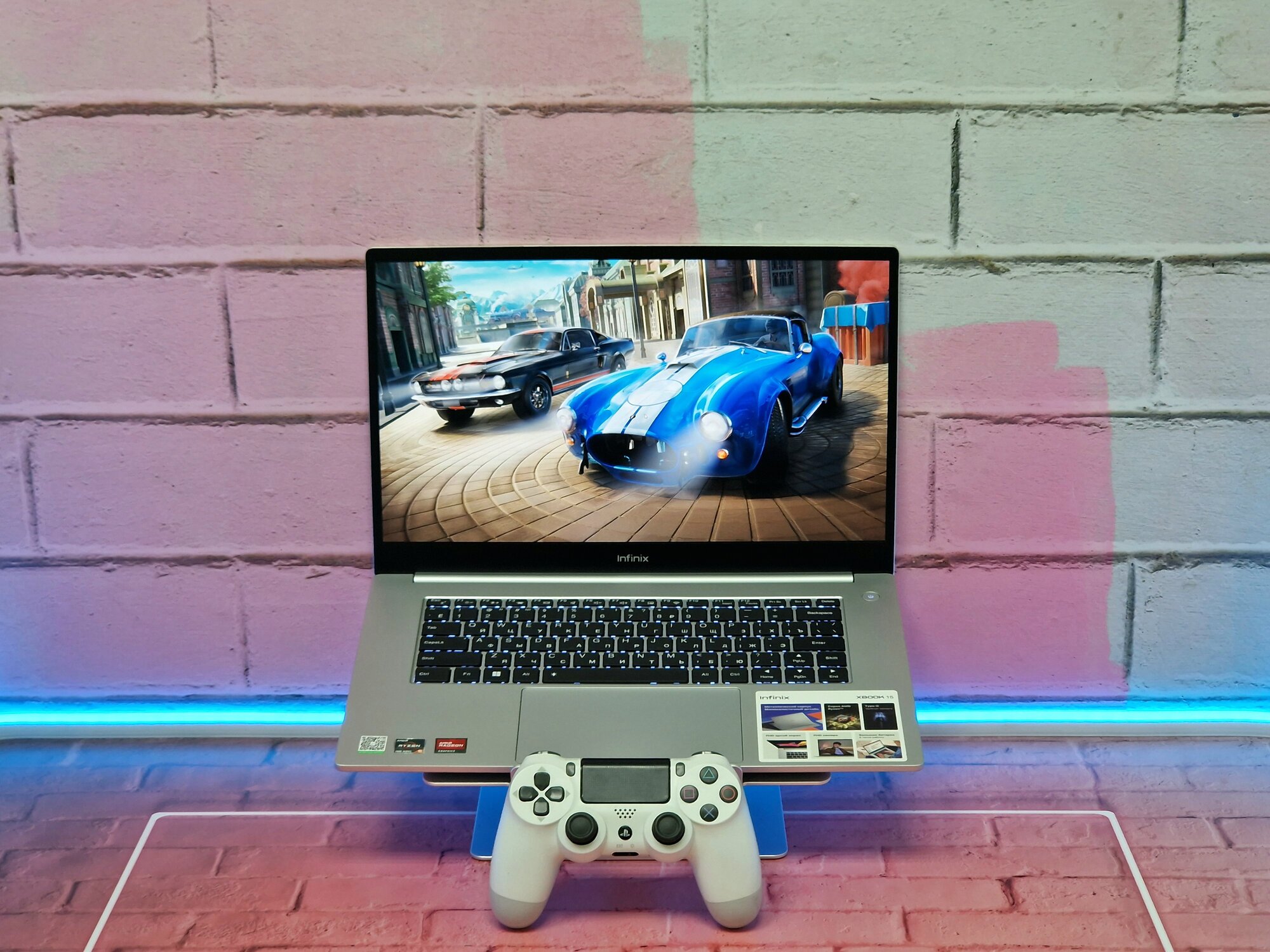 15.6", Ноутбук INFINIX XBOOK 15, FHD IPS, Ryzen 5 7430u, 16 ГБ, SSD 512 Гб, Radeon RX Vega 7, Win11Home, серебристый