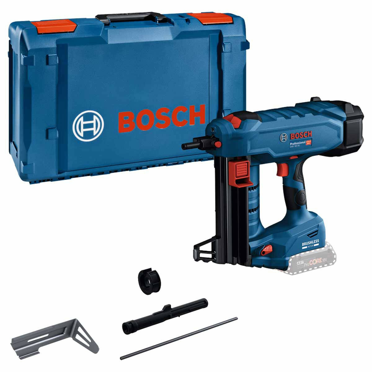 Аккумуляторный гвоздезабиватель Bosch GNB 18V-40 (06019l7004)