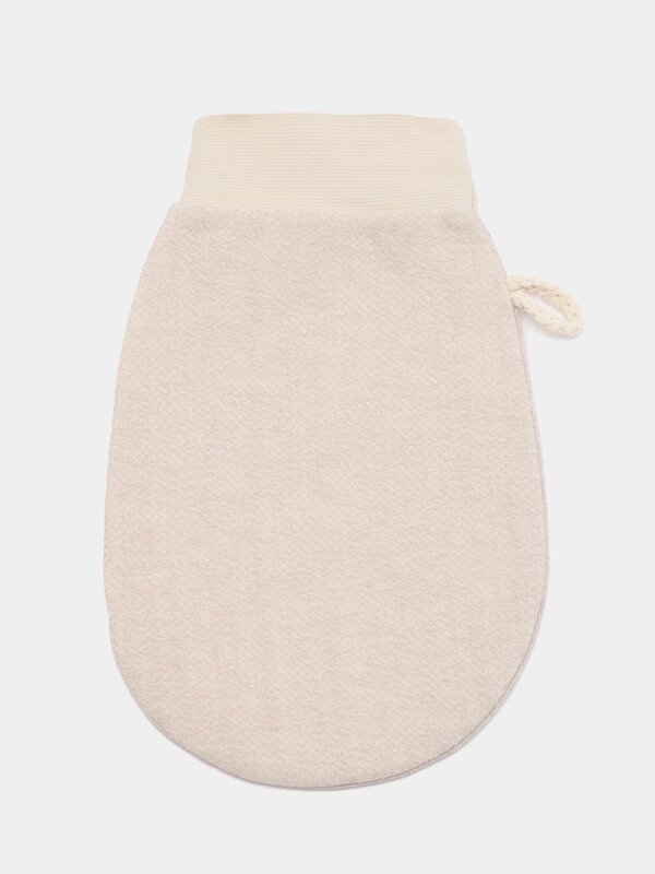 Пилинг варежка для тела/ мочалка скрабирующая/ кесе