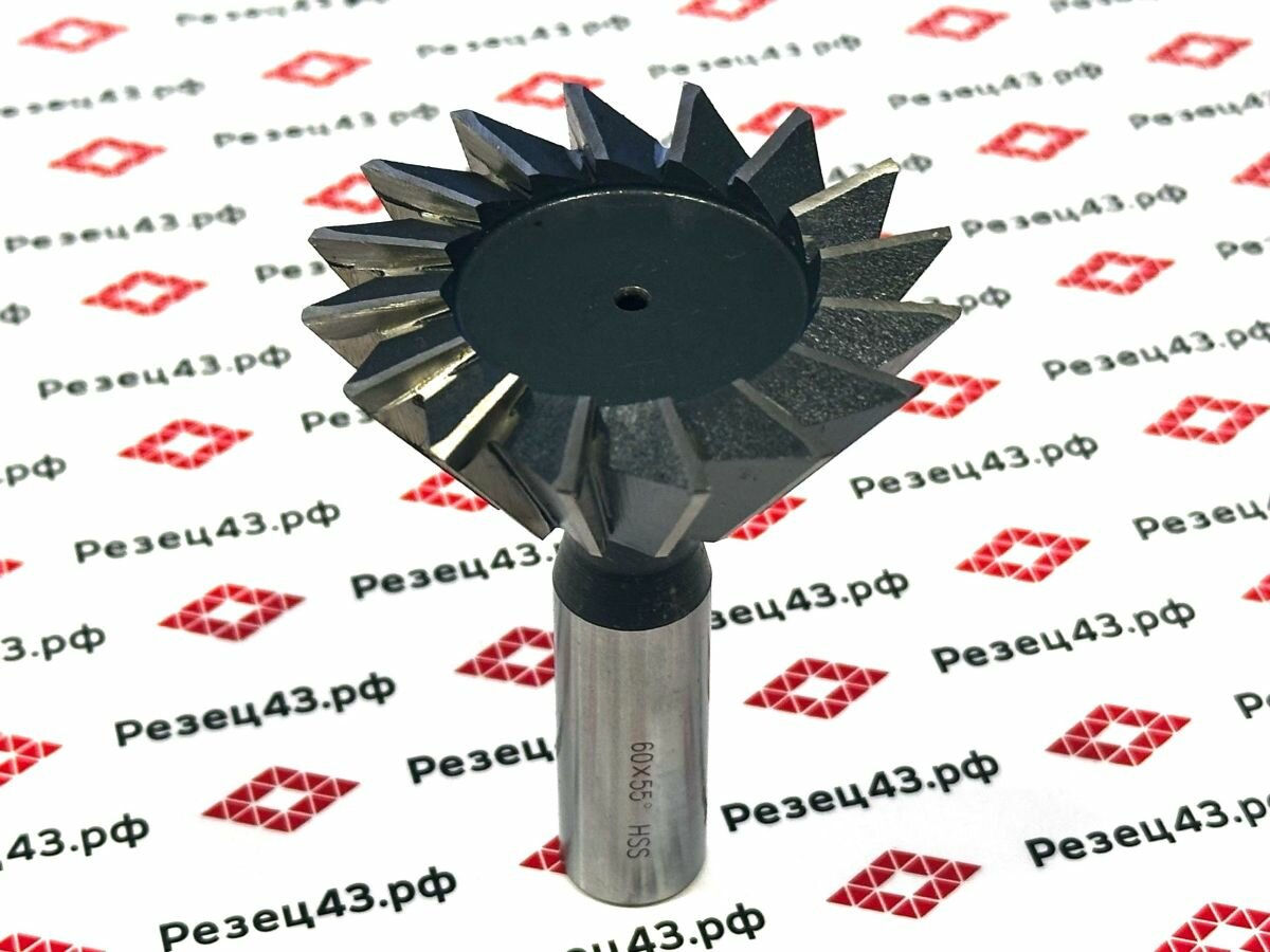 Фреза ласточкин хвост D60x80x16T 55° HSS