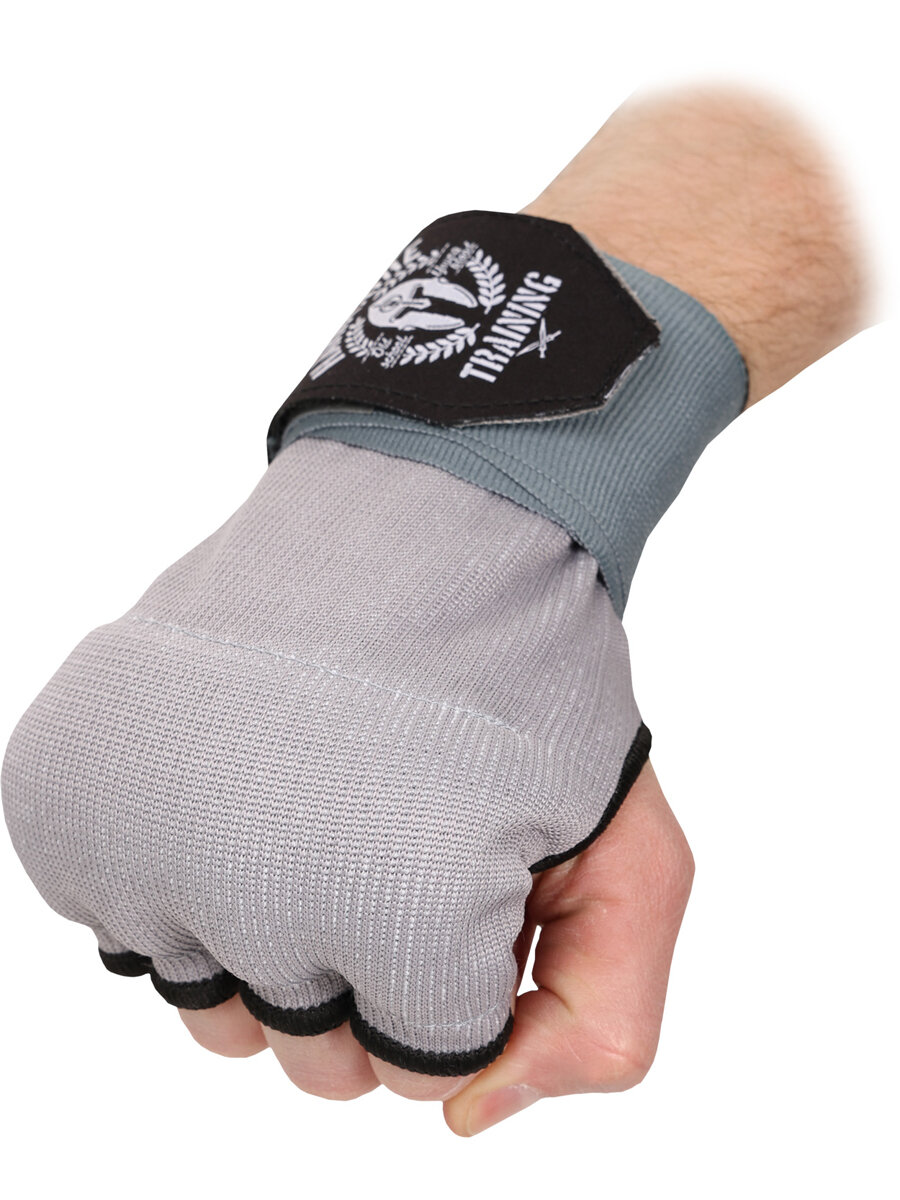 Быстрые боксерские (Гелевые) бинты Hardcore Training Helmet Grey XL