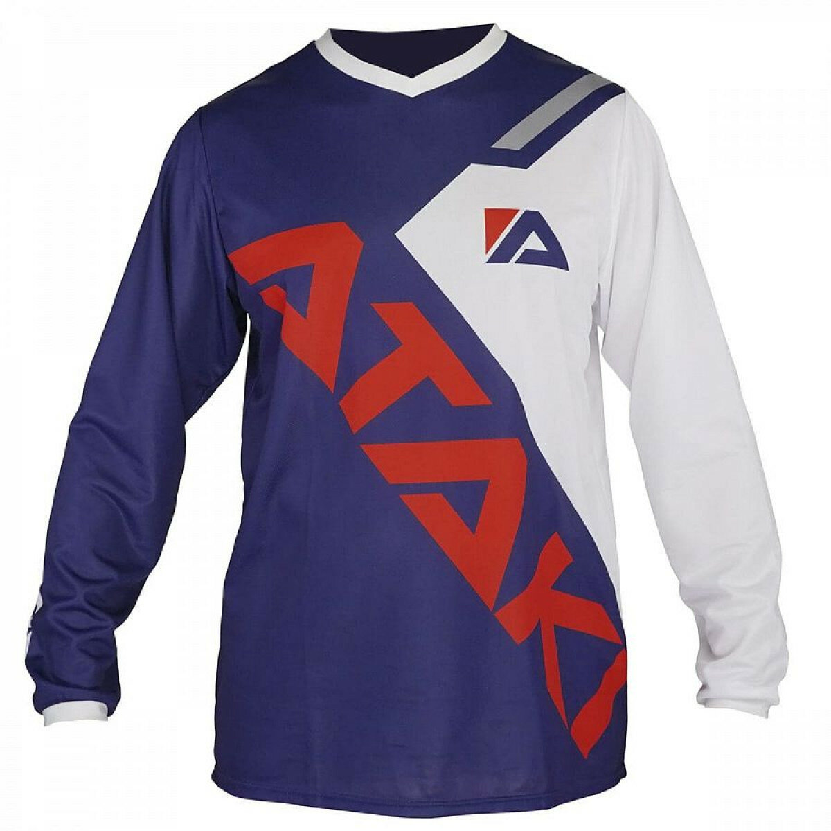 Джерси ATAKI Impact (синий/белый), мотоэкипировка, мото, Размер: M