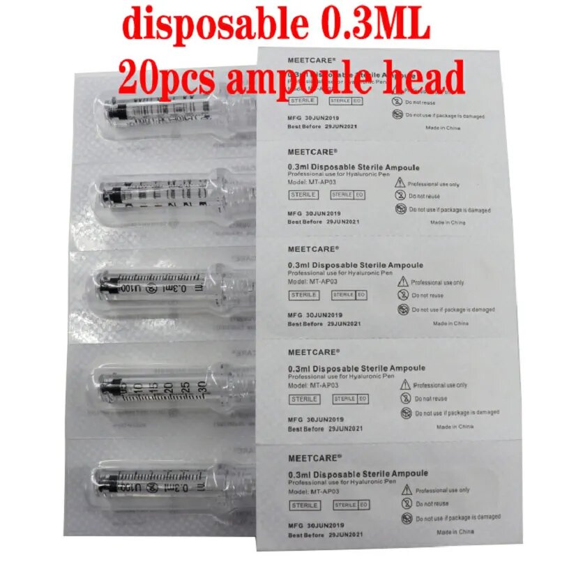 Инъекции гиалуроновой кислоты BOLUOYIN 0,3 и 0,5 мл 20pcs 0.3ML head