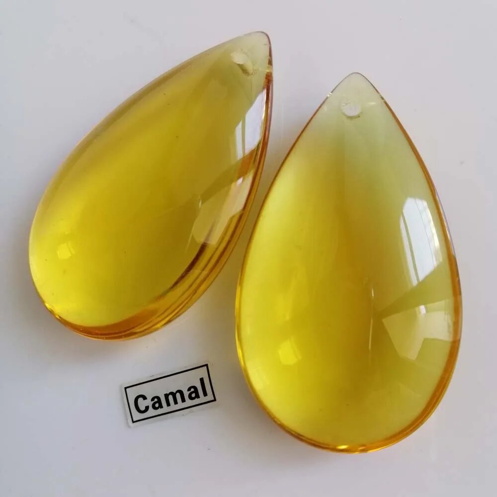 Camal, 8 шт, 50 мм, разноцветные призмы в форме капли воды для освещения люстры, Ловец Солнца, украшение, освещение, декор для домашней комнаты