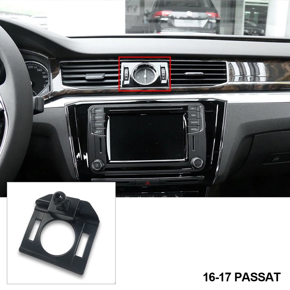 Автомобильный кронштейн для телефона с пряжкой, специальная база для VolksWagen VW Golf 16-17 Passat