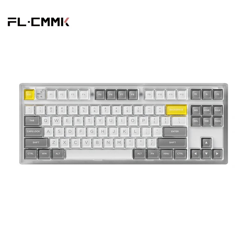 FL·ESPORTS MK870 механическая клавиатура 87 клавиш FL Yuedong Red, Three Mode