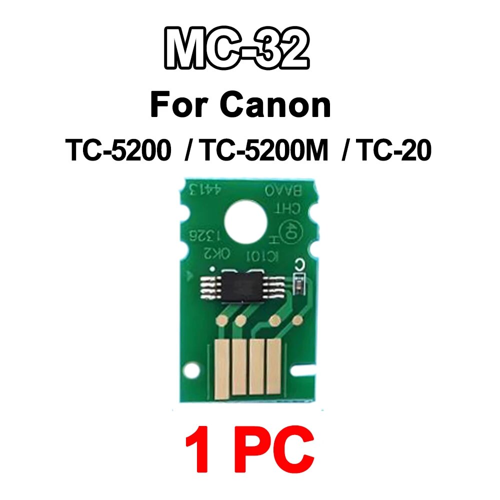 Чип резервуара обслуживания DGYCJLFP для Canon TC-20 TC-5200 TC-5200M 1 Piece