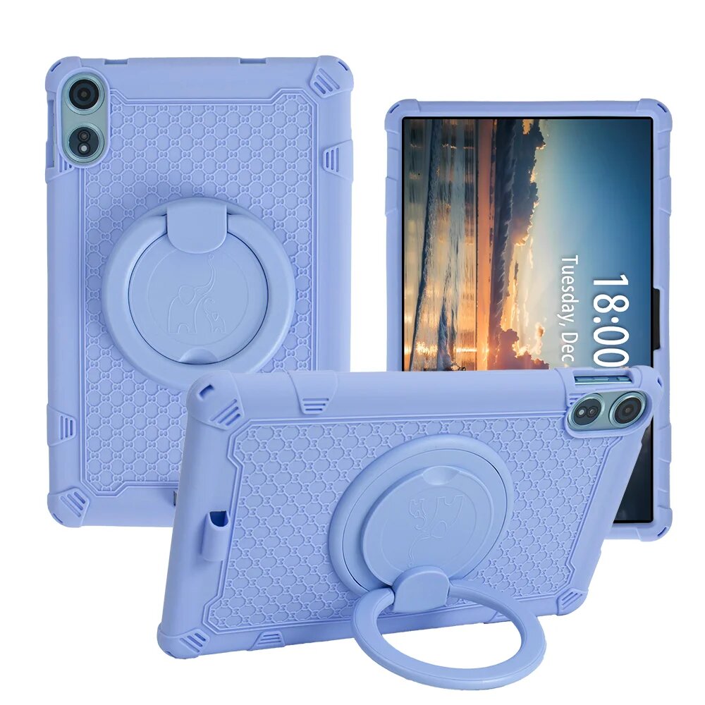 Чехол YOUQEEC для Teclast T60 Plus 2024 12", силиконовый Purple