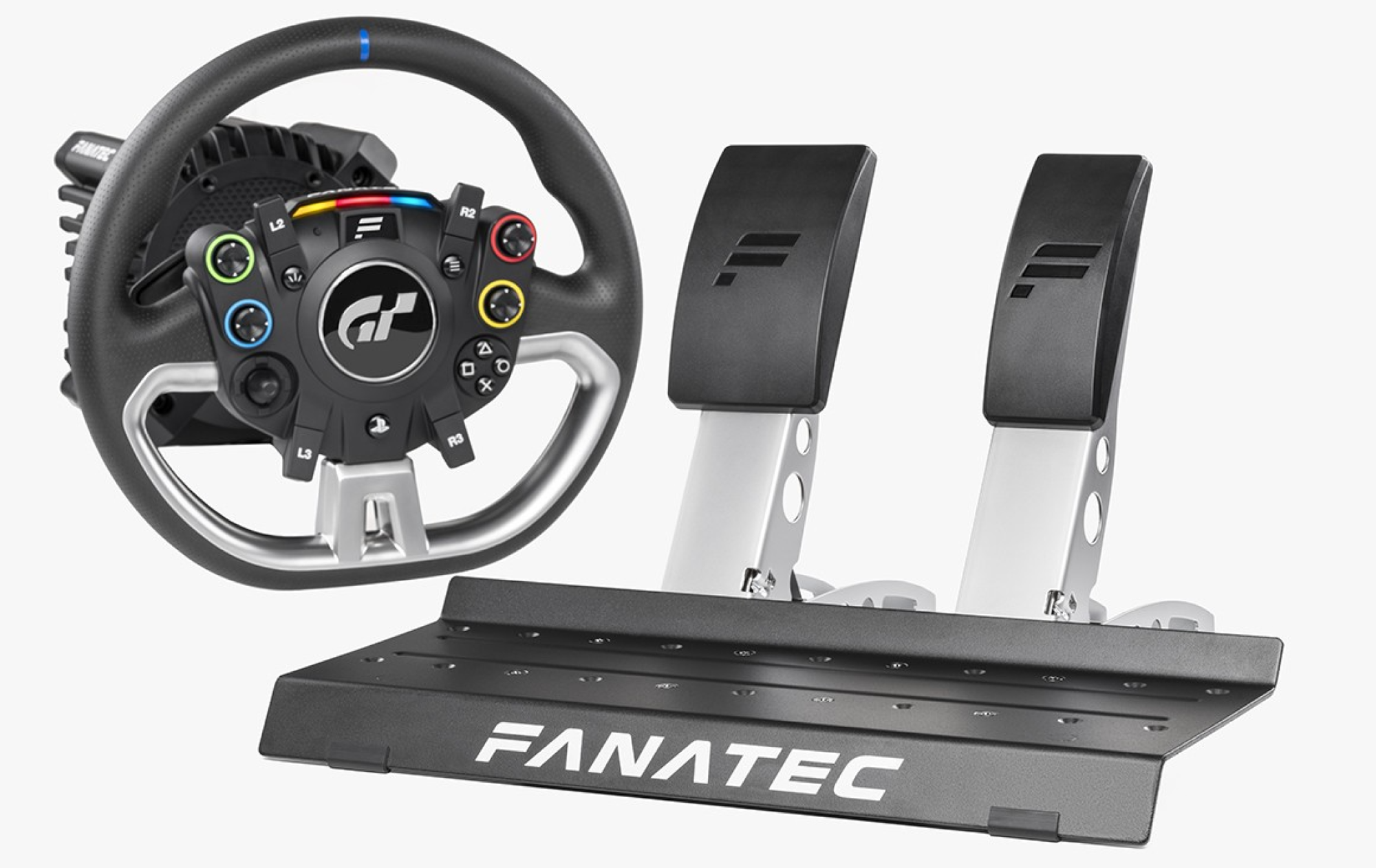 Игровой руль Fanatec Gran Turismo DD Pro (5 Nm) + педали для PS4/PS5/PC