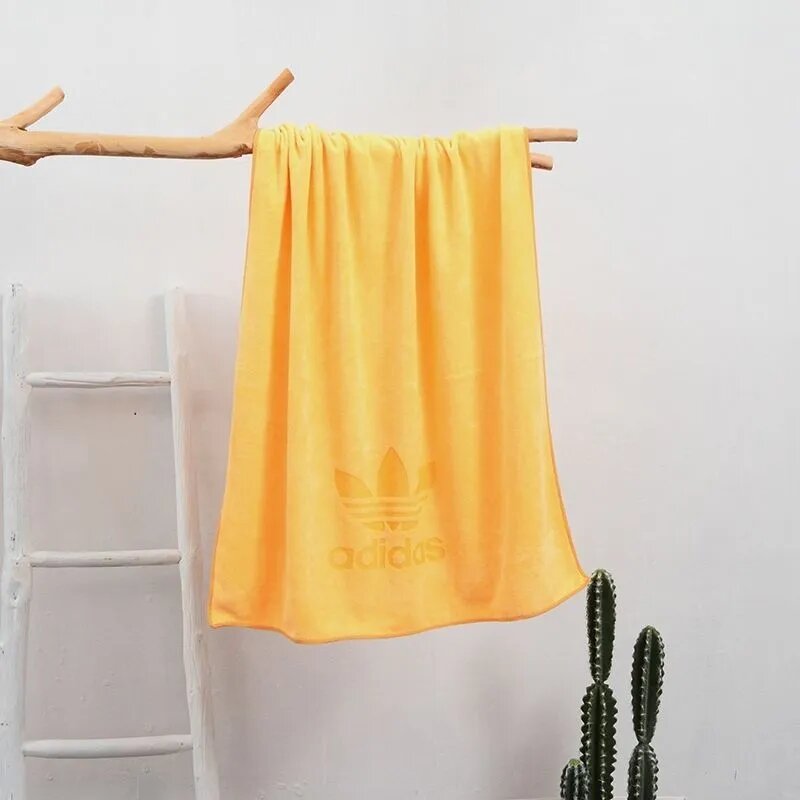 Adidas Originals Полотенце банное 70x140 см, микрофибра, оранжевый, 1 шт