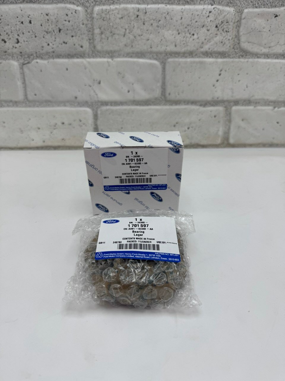 1701597 Оригинальный подвесной подшипник Ford