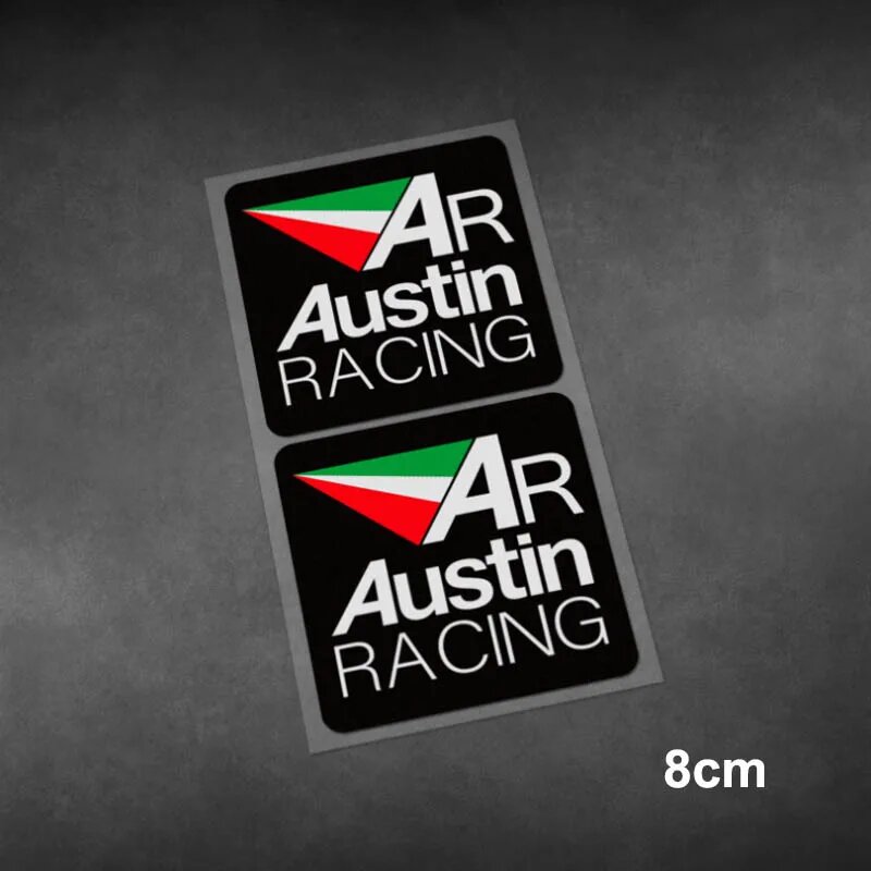 2 шт. наклейки для тюнинга выхлопных систем мотоциклов и автомобилей, водонепроницаемые A-8cm 2Pcs