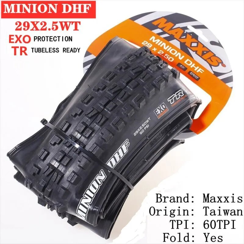 Maxxis Minion DHF 29x2.5WT EXO Protection TR Tubeless Ready Горная покрышка