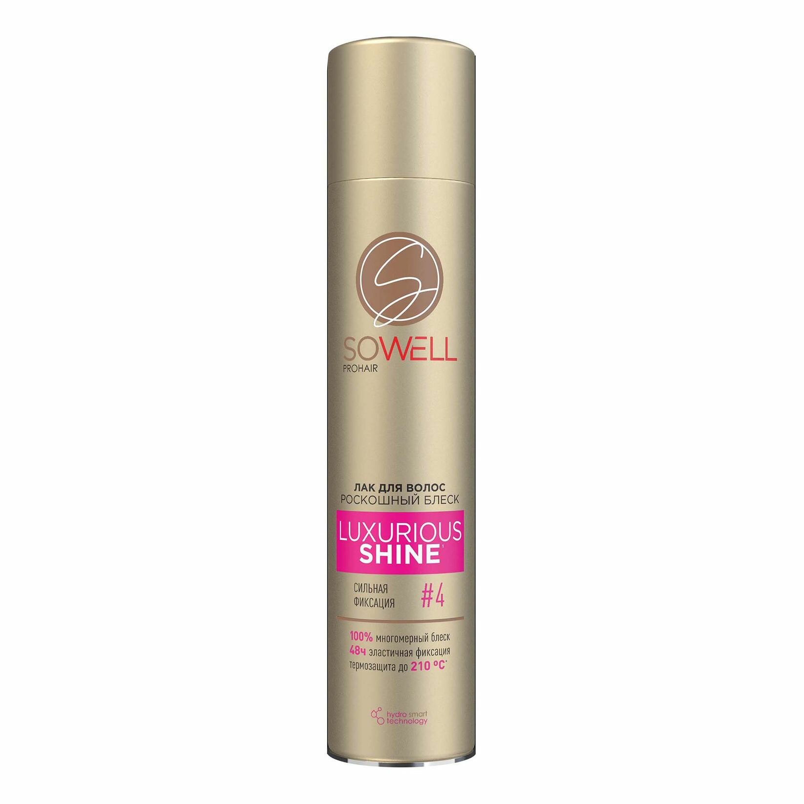 Лак для волос SoWell Luxurious Shine профессиональный сильная фиксация 300 мл