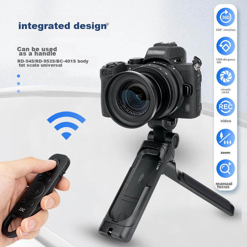 JJC Bluetooth штатив для камер Nikon совместимый с Z30 Z6II Z6 2-го поколения Z6III Z7 2-го поколения Zf Zfc Z5 Z50