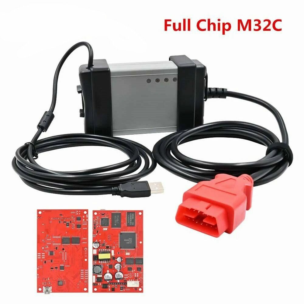 VIDA DICE 2014D для Volvo M32C — USB SM2, прошивка, подходит для авто 1999–2014, OBD — инструмент диагностики.