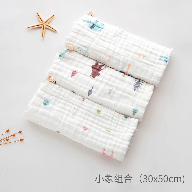 Марлевое полотенце для детей и взрослых, из чистого хлопка, для мытья лица и купания, большой размер, очень мягкое,