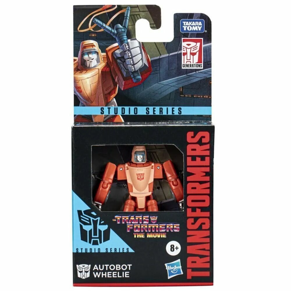 Трансформеры игрушки Hasbro Transformers Studio Series Core Class The Transformers: The Movie Autobot Wheelie (8.9cm) F3140