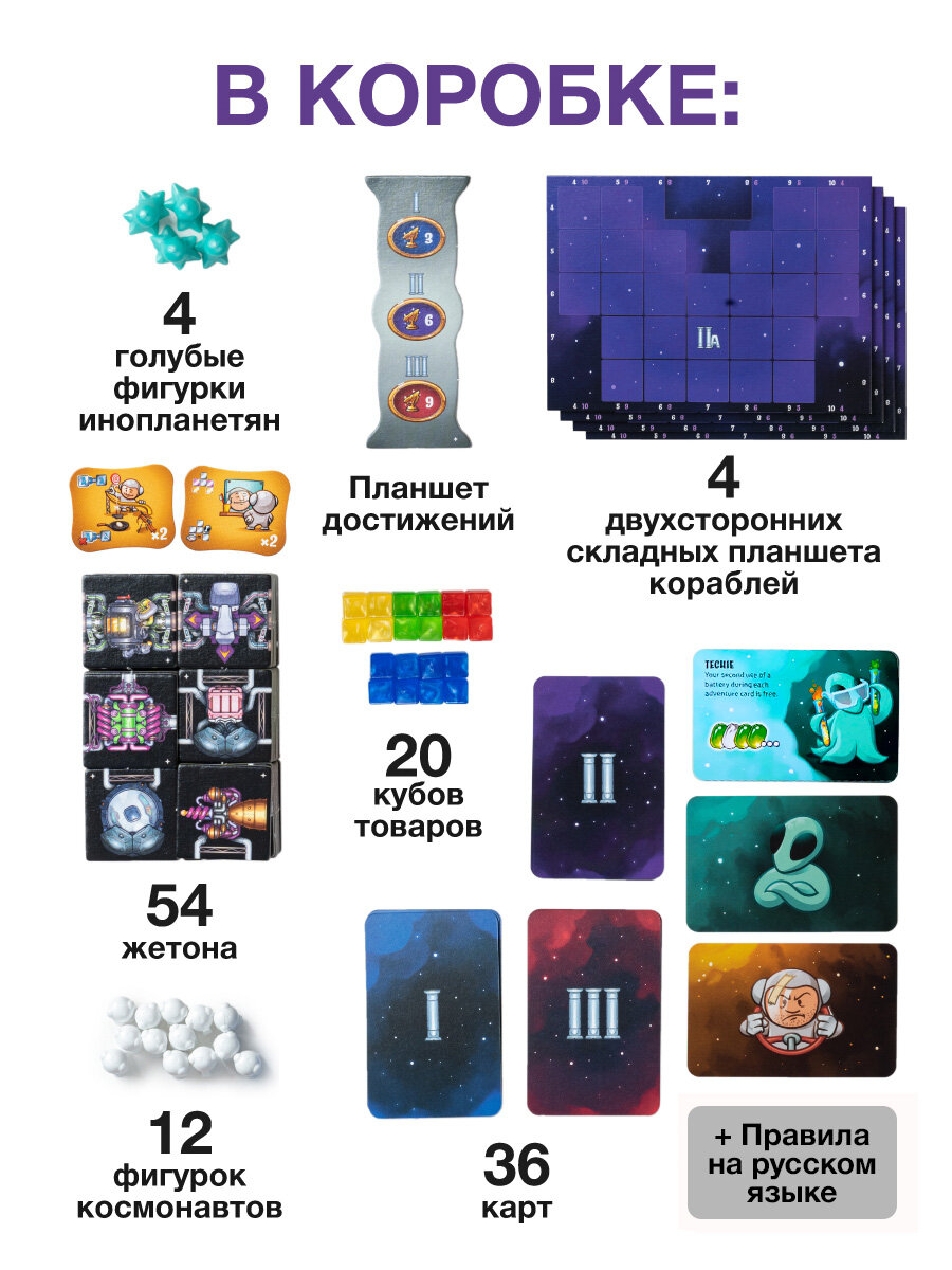 Дополнение к настольной игре Galaxy Trucker: Keep on Trucking — фото 1
