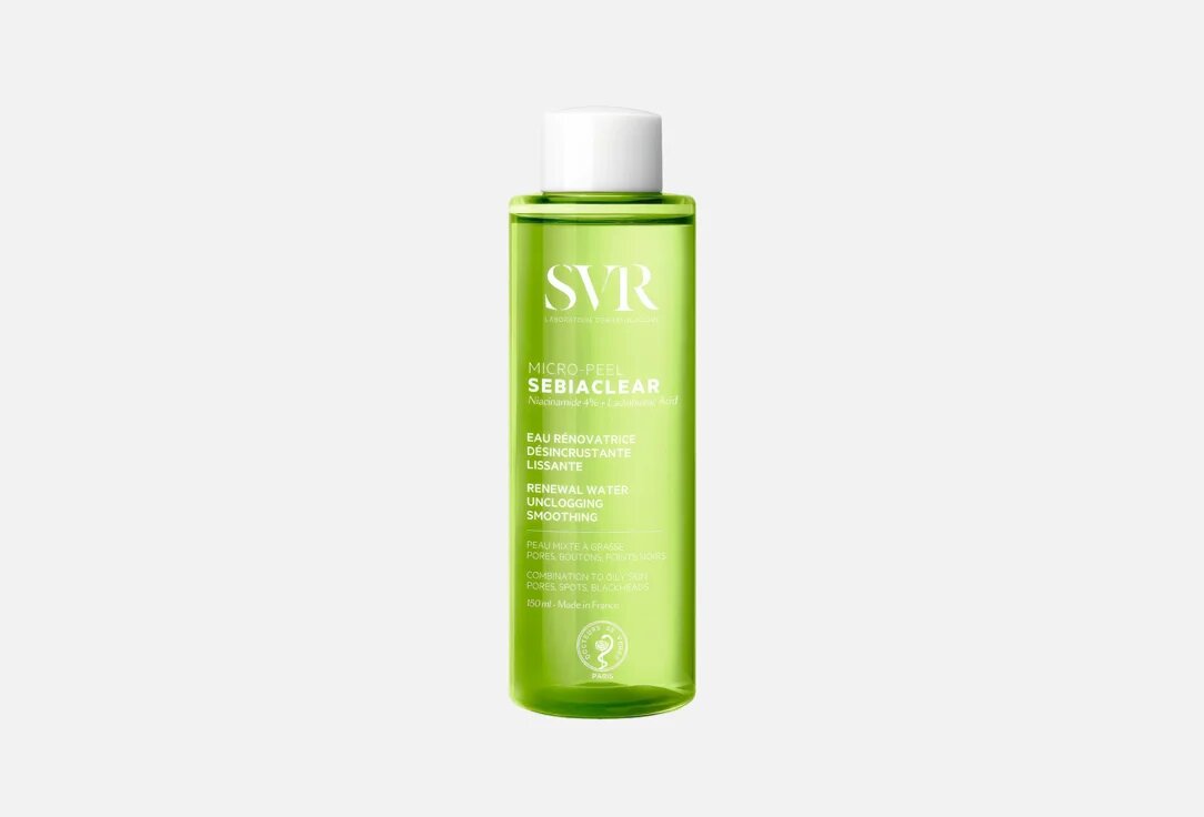 SVR SEBIACLEAR MICRO-PEEL Отшелушивающая эссенция для проблемной кожи 150мл