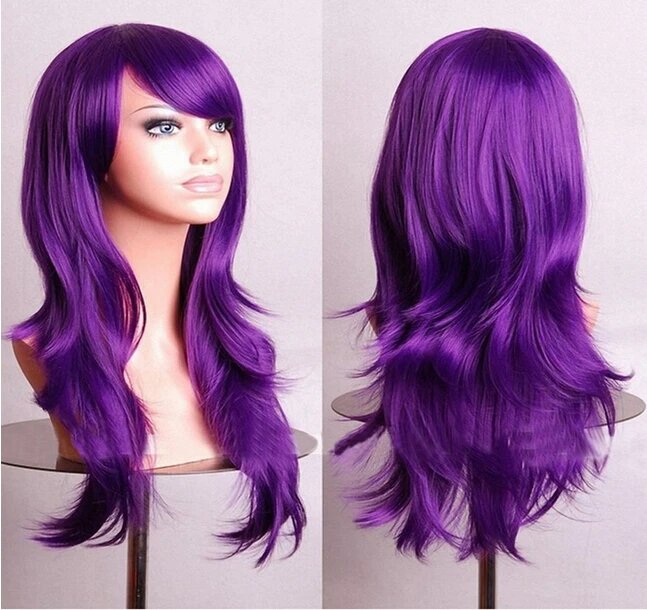Синтетические парики Omen волнистые Фиолетовый, PURPLE