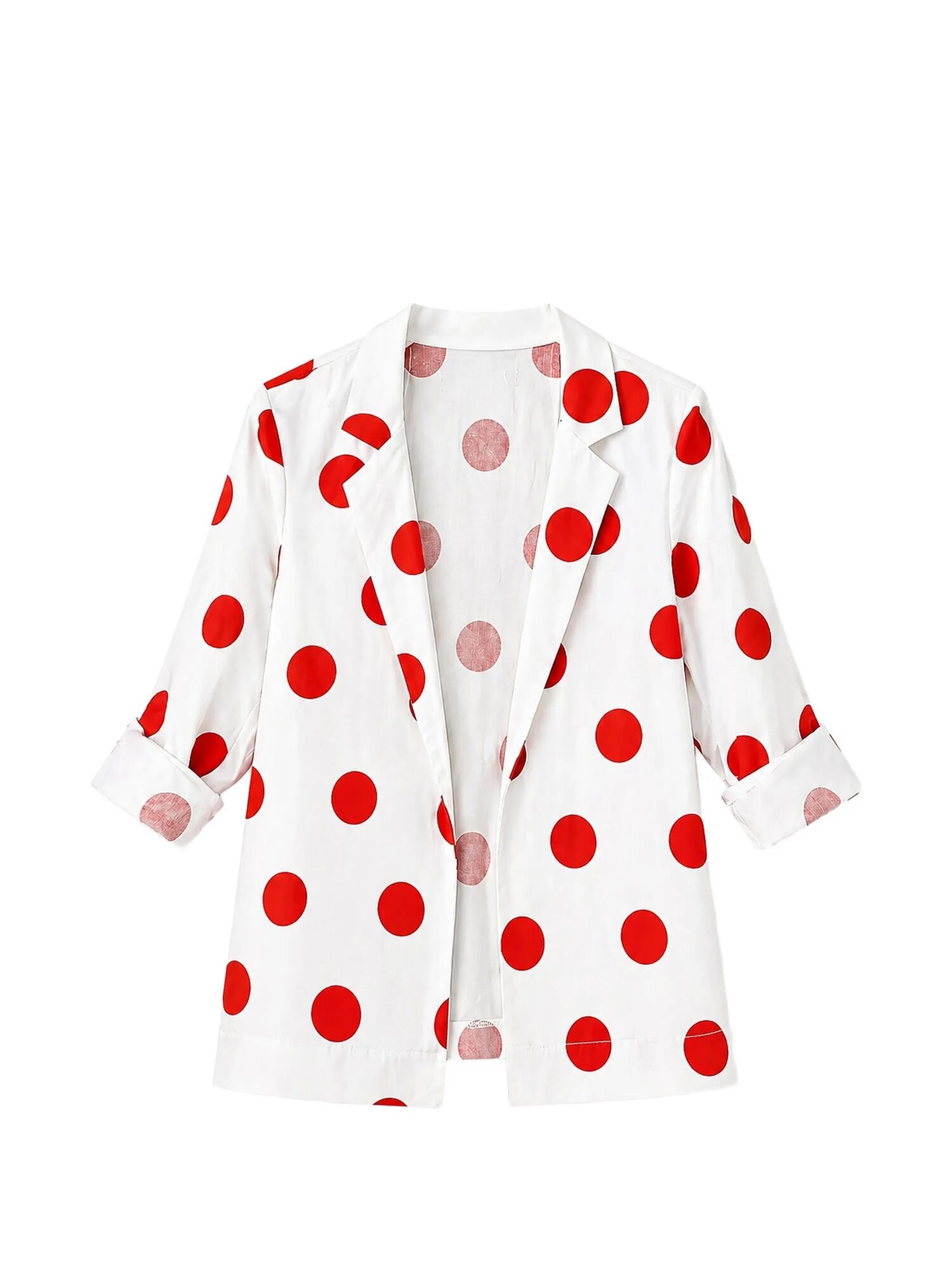 Пиджак Polka-dot poplin blazer