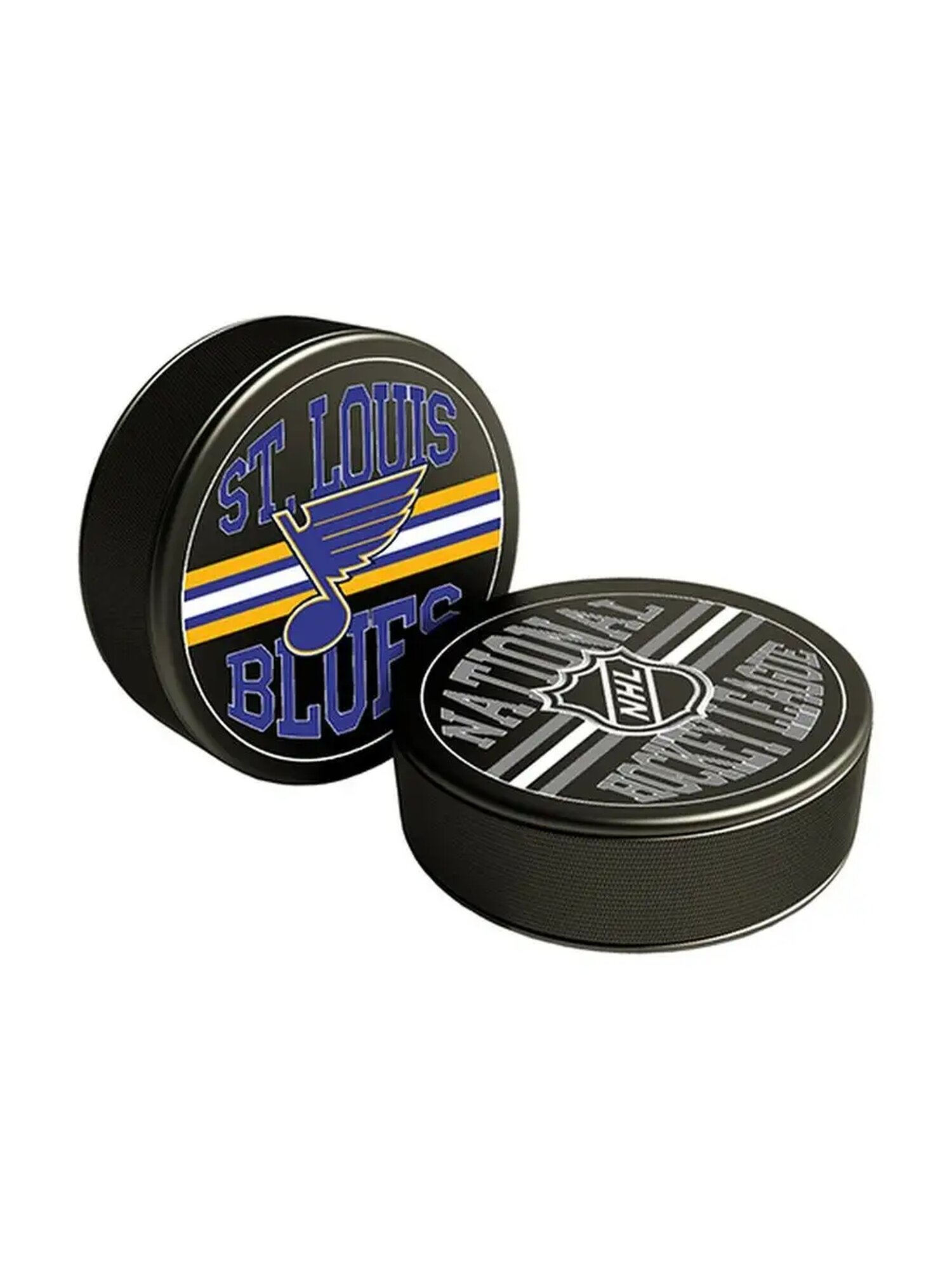 Шайба Sportfanat St.Louis Blues, резина, диаметр 76 мм, цвет черный
