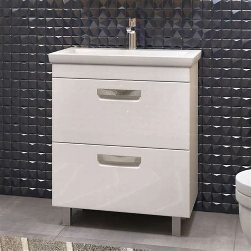 VIGO. Тумба PLAZA 600-0-2, 2 ящика (раковина «Фостер» 60)