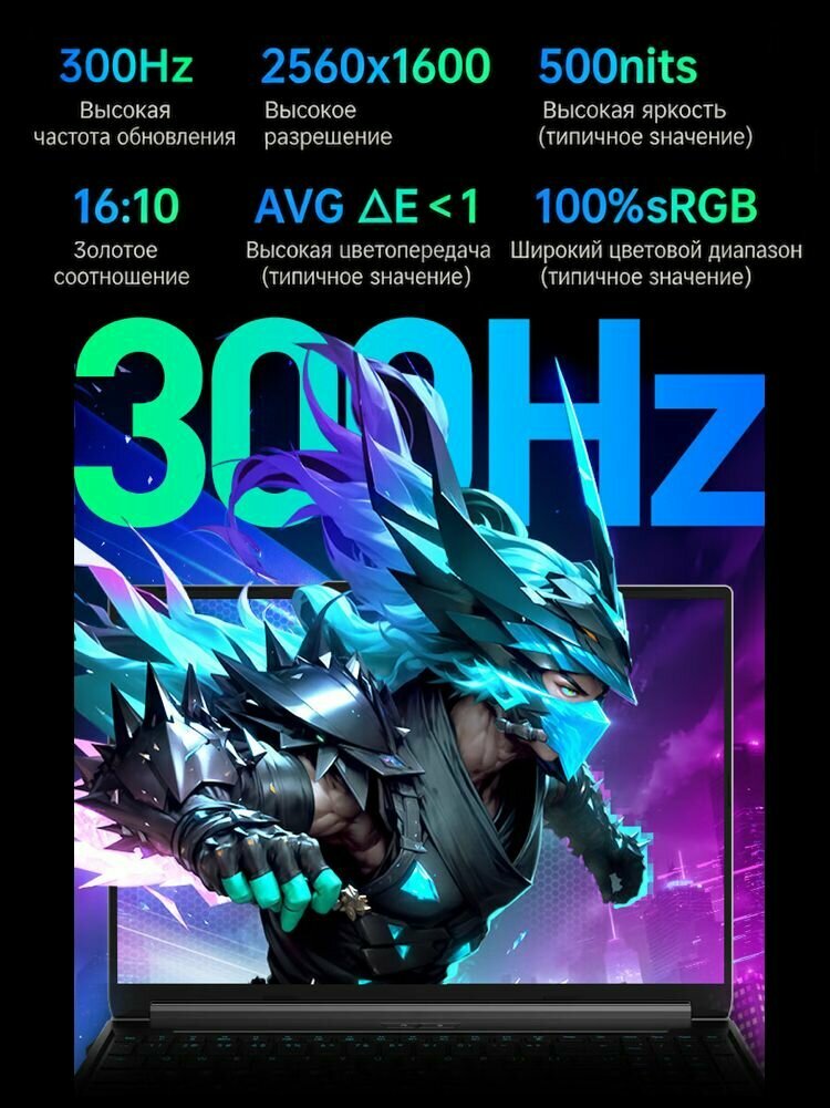 Игровой ноутбук MECHREVO KuangShi X, I7-14650HX, RTX5070, 16ГБ/2ТБ, Русская раскладка — фото 1