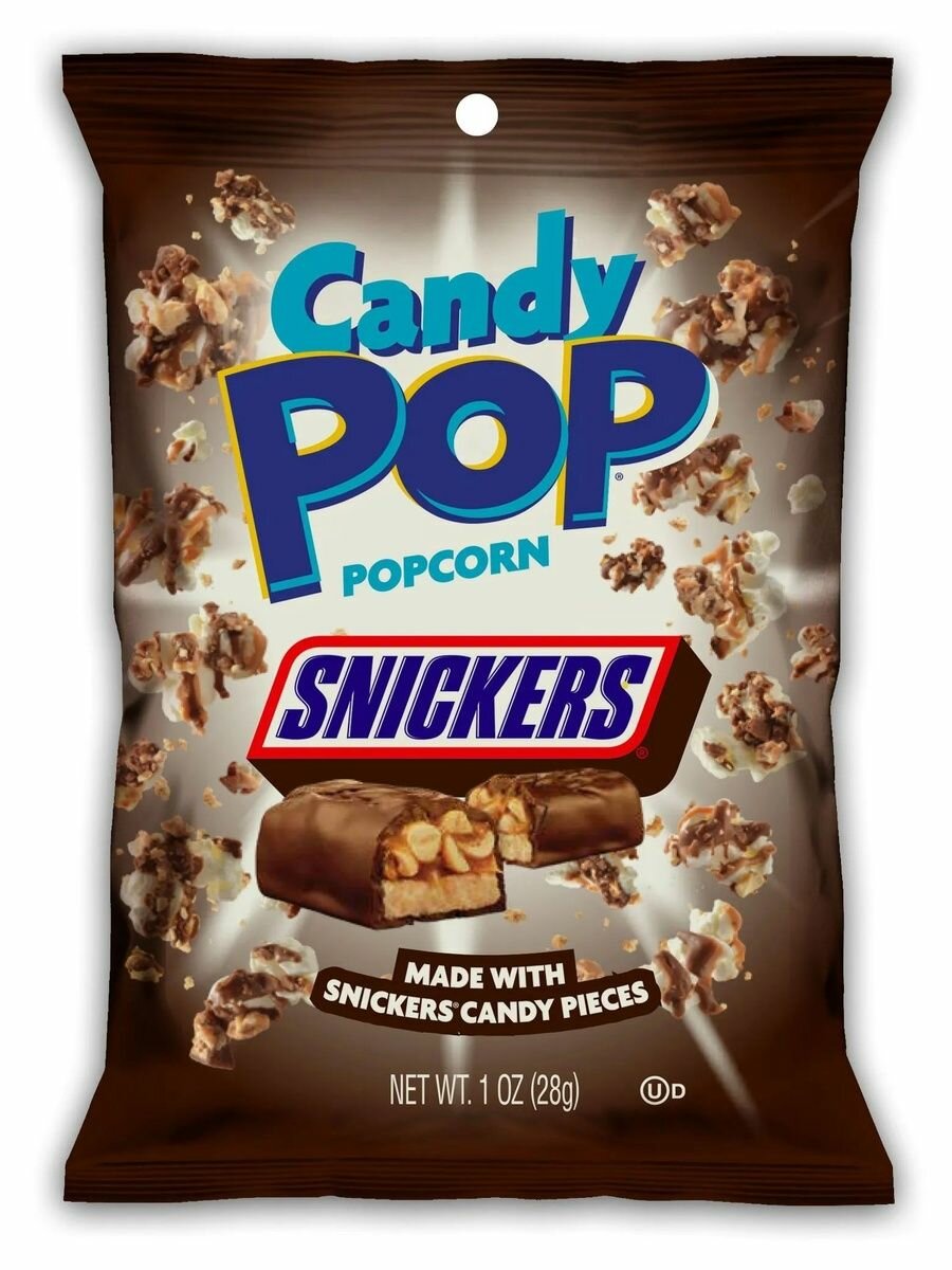 Попкорн Candy Pop Сникерс 28 г