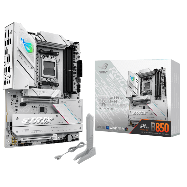 ASUS ROG STRIX B850-A GAMING WIFI (RTL) AM5 B850 2xPCI-E HDMI+DP 2.5GbLAN+WiFi SATA ATX 4DDR5