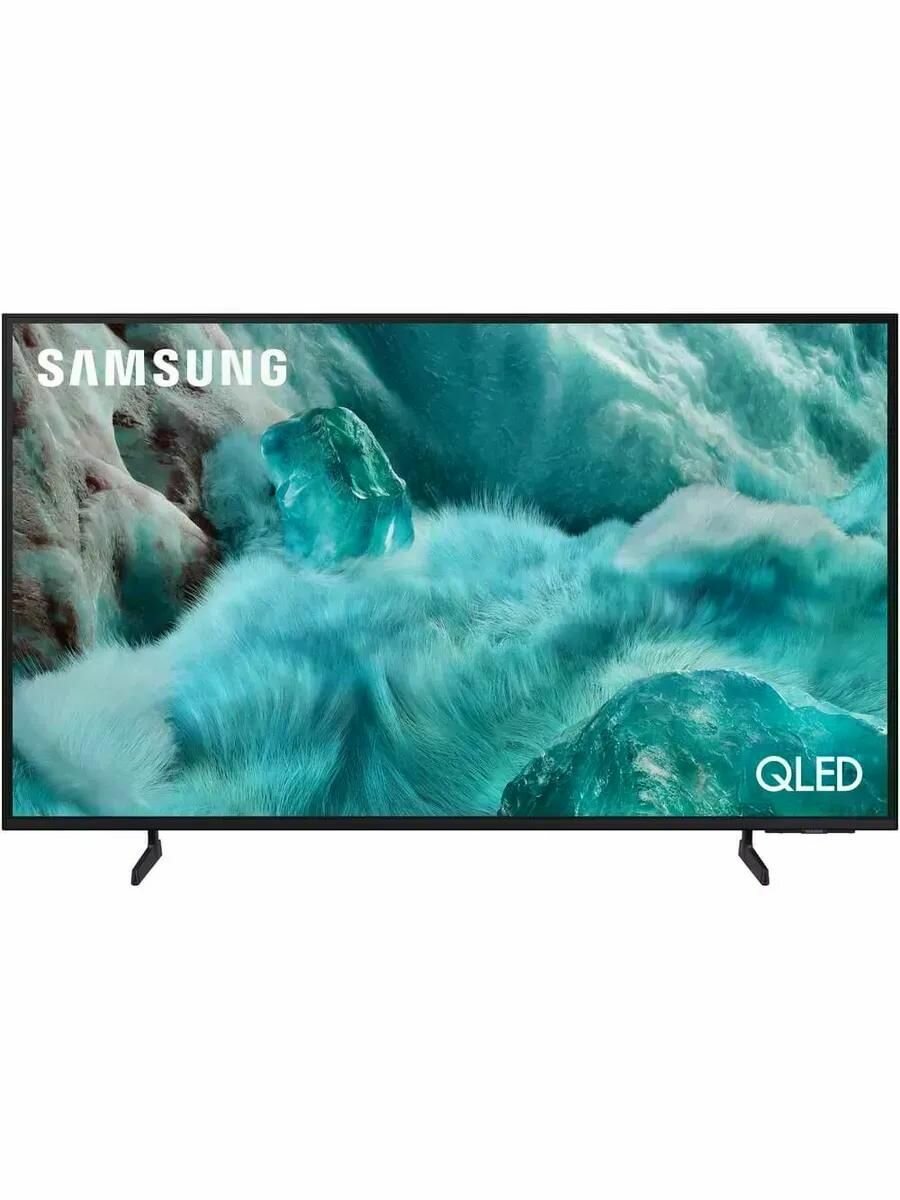 Телевизор QLED Samsung 55" QE55Q7FAAUXRU Q черный 4K Ultra HD 60Hz DVB-T2 DVB-C DVB-S2 USB WiFi Smart TV