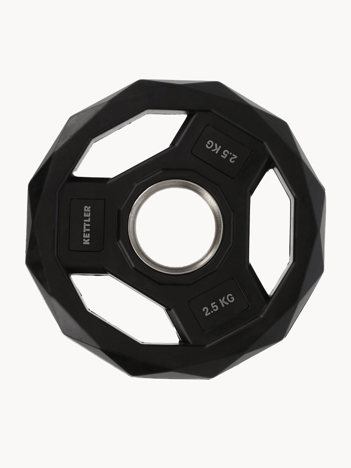 Диск чугунный обрезиненный KETTLER, 51 мм, 2.5 кг