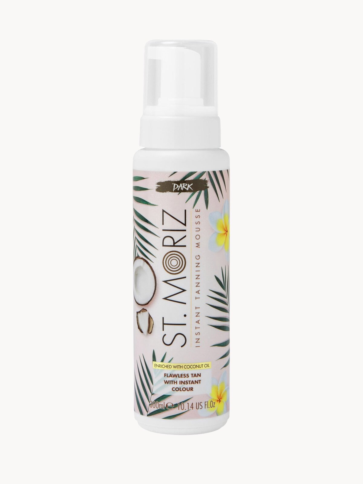 ST. MORIZ Автобронзант-мусс тонирующий с маслом Кокоса, 300 мл, Темный