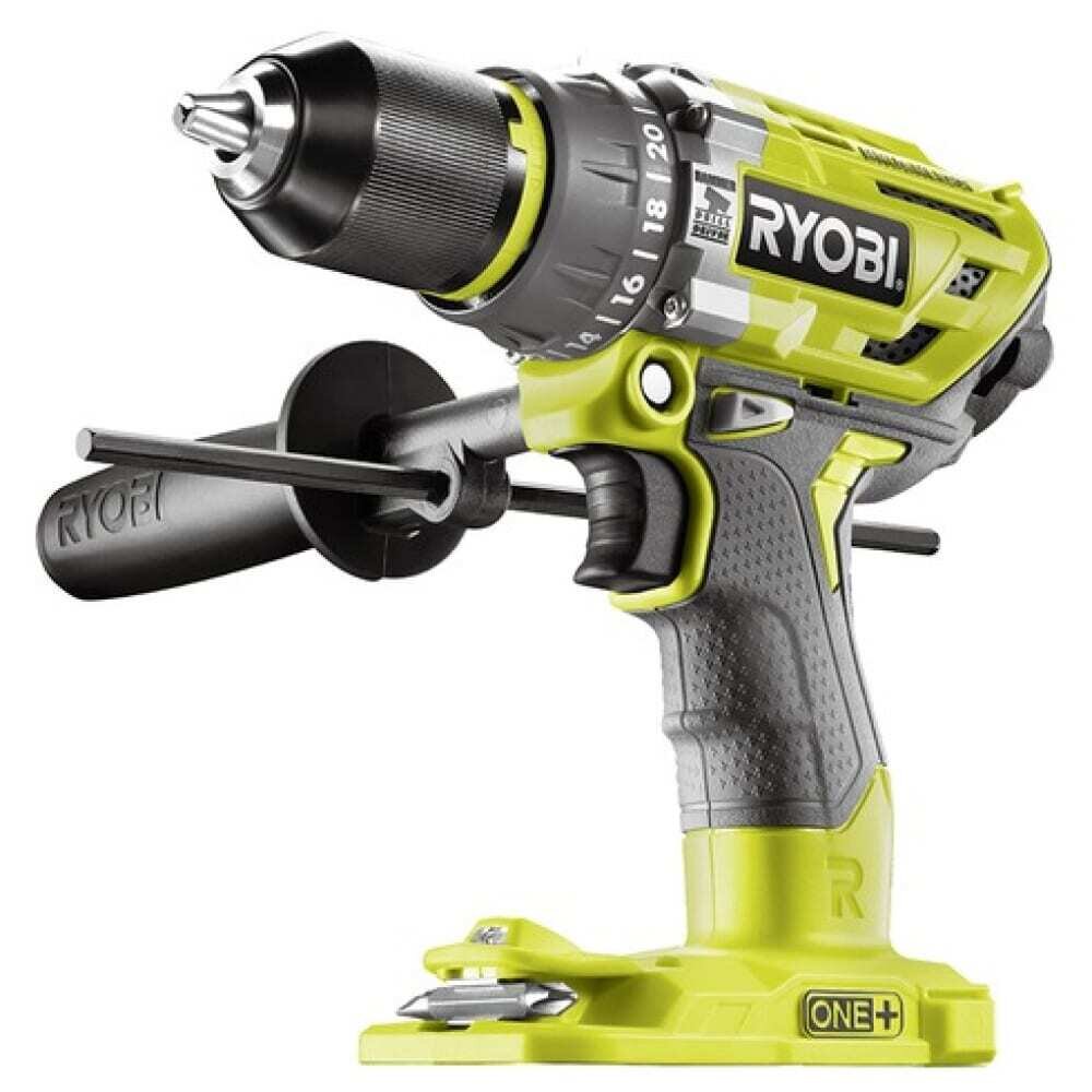 Бесщеточная ударная дрель-шуруповерт ryobi one+ r1