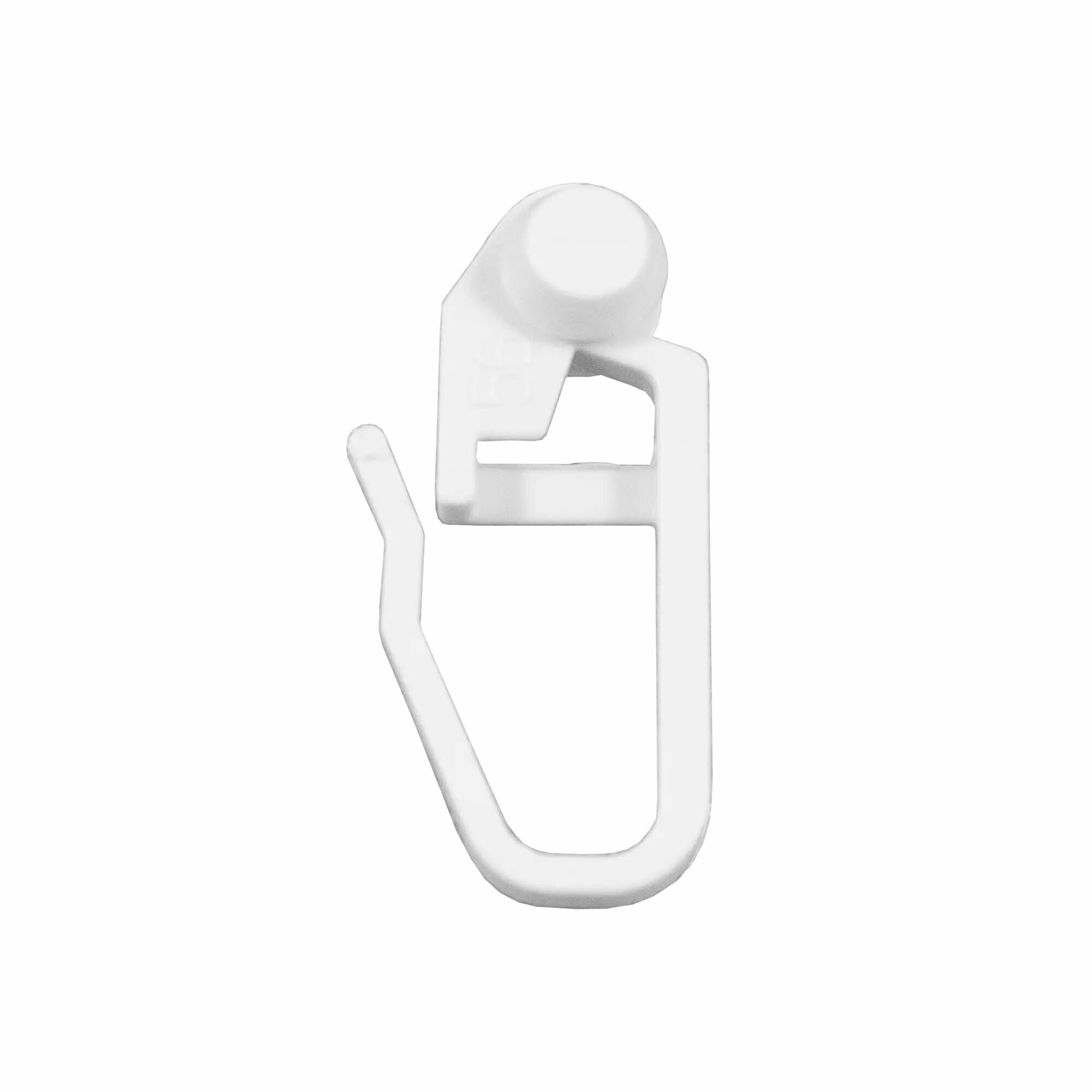 Inspire крючок-ролик для штор на пластиковый потолочный карниз, белый, 20 шт