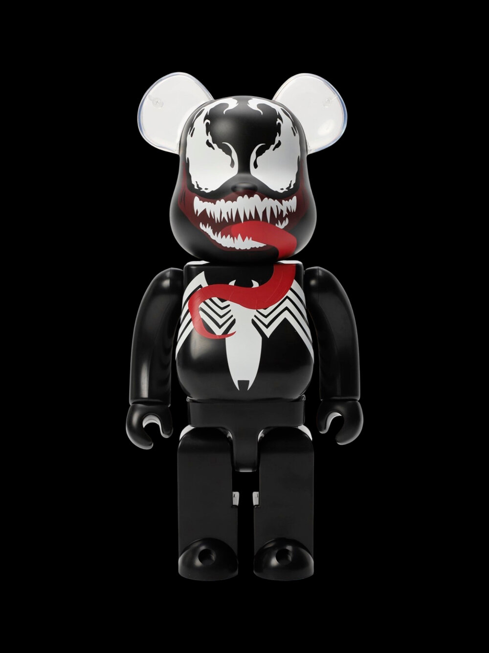 Коллекционная оригинальная фигура Bearbrick Venom 400% / 28 см высота / ABS пластик / Medicom Toy / Разноцветный